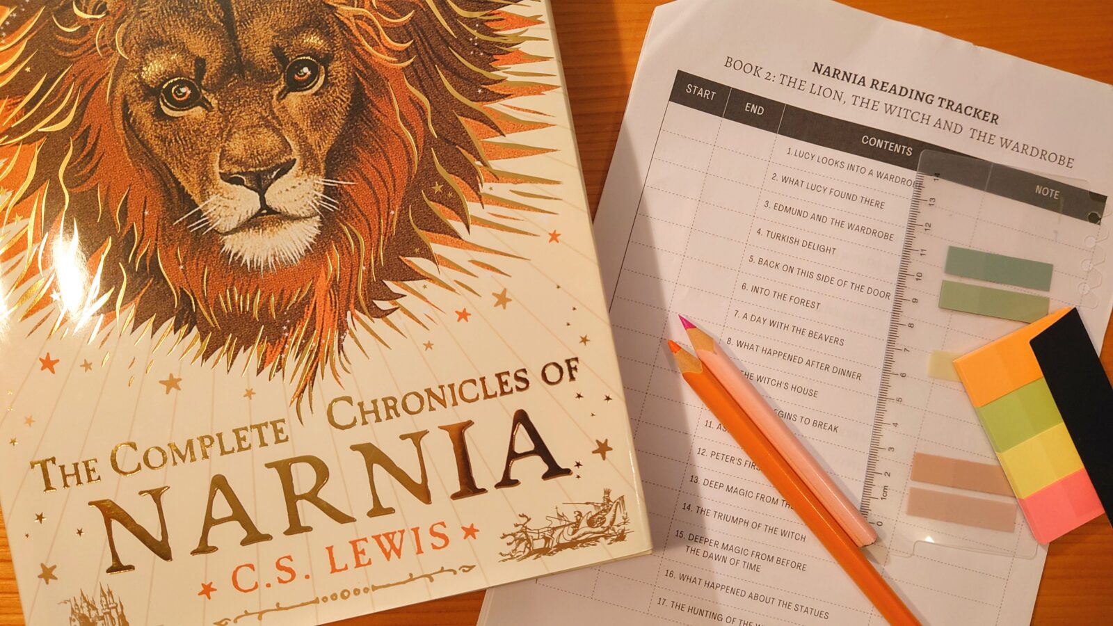 Reading Tracker: The Chronicles of Narnia by C.S. Lewis - The Journey